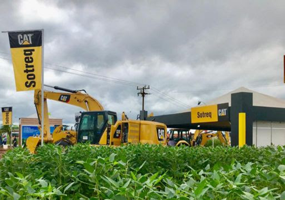 Sotreq marca presença com frota a serviço do agronegócio na Showtec