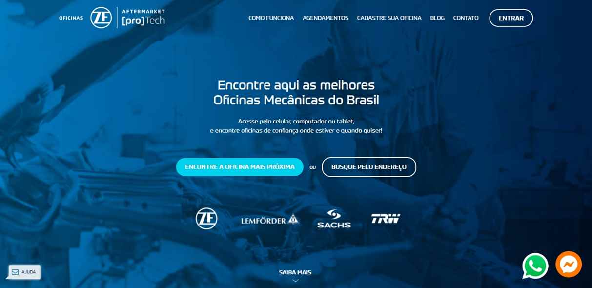 ZF Aftermarket apresenta Oficinas ZF [pro]Tech, a plataforma on-line para..