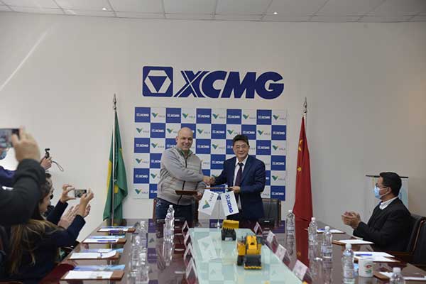 XCMG e Vale assinam primeiro contrato efetivo para o fornecimento de