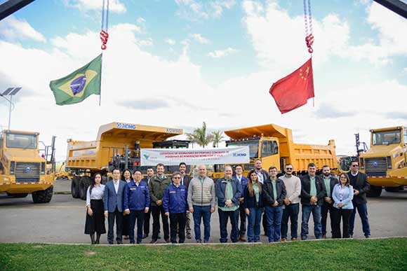 XCMG e Vale assinam primeiro contrato efetivo para o fornecimento de