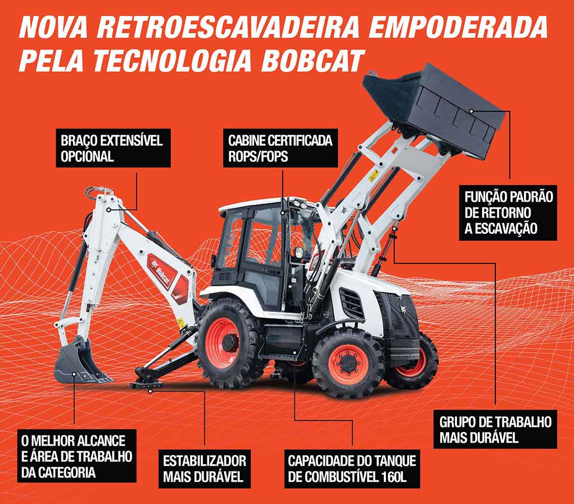 Bobcat® B760 foi desenvolvida para atuação na América Latina