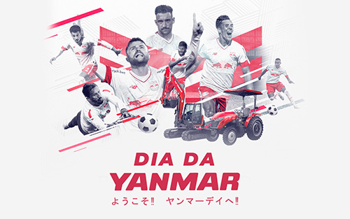 Dia da Yanmar: Red Bull Bragantino "veste" dia de jogo