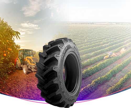 Tratores melhoram eficiência no campo com pneus adaptados à
