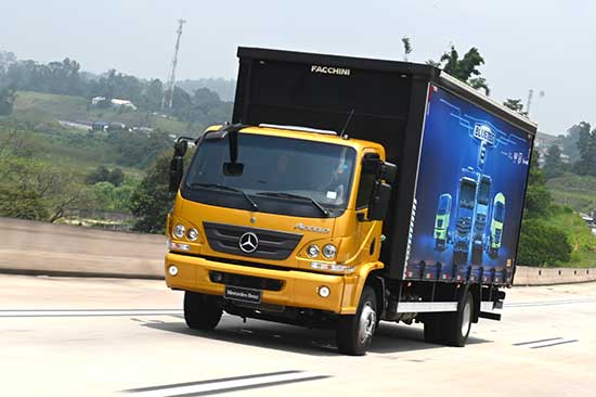 OnTime adquire caminhões Mercedes-Benz Accelo e Actros