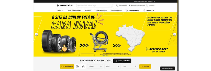 Dunlop Pneus impulsiona experiência do cliente com